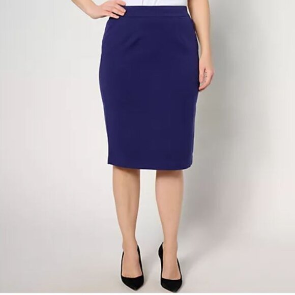 Isaac Mizrahi | Skirts | Isaac Mizrahi Live Tall 247 Stretch Pencil ...